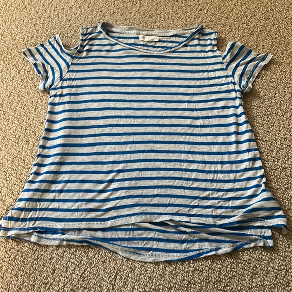 Tucker + Tate | Shirts & Tops | Tuckertate Striped Cold Shoulder Short ...